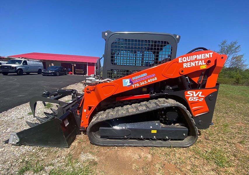 Mini Track Loader Rental Benefits - 2 Squared Renovations